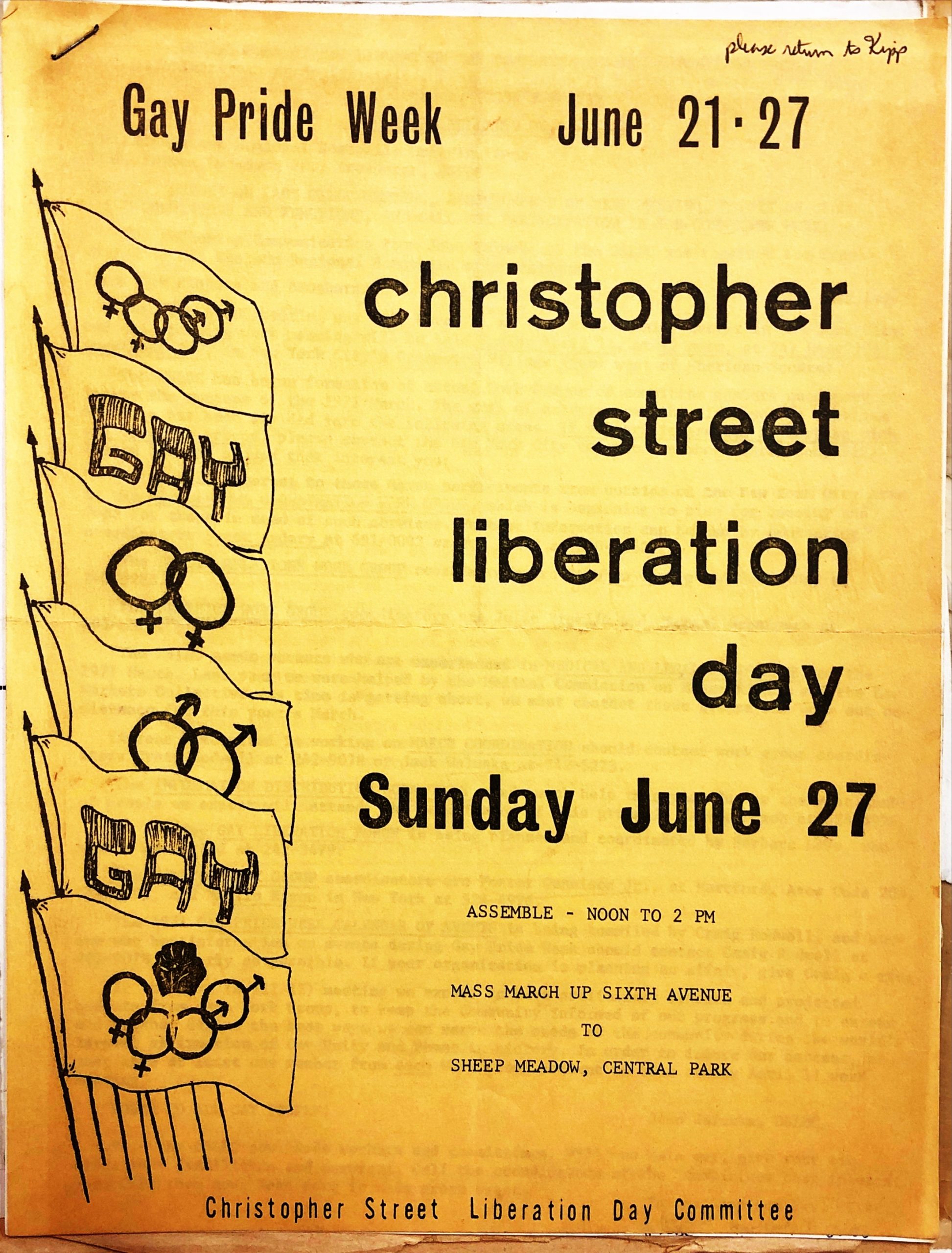 Gay Liberation Movement - Kipp Dawson